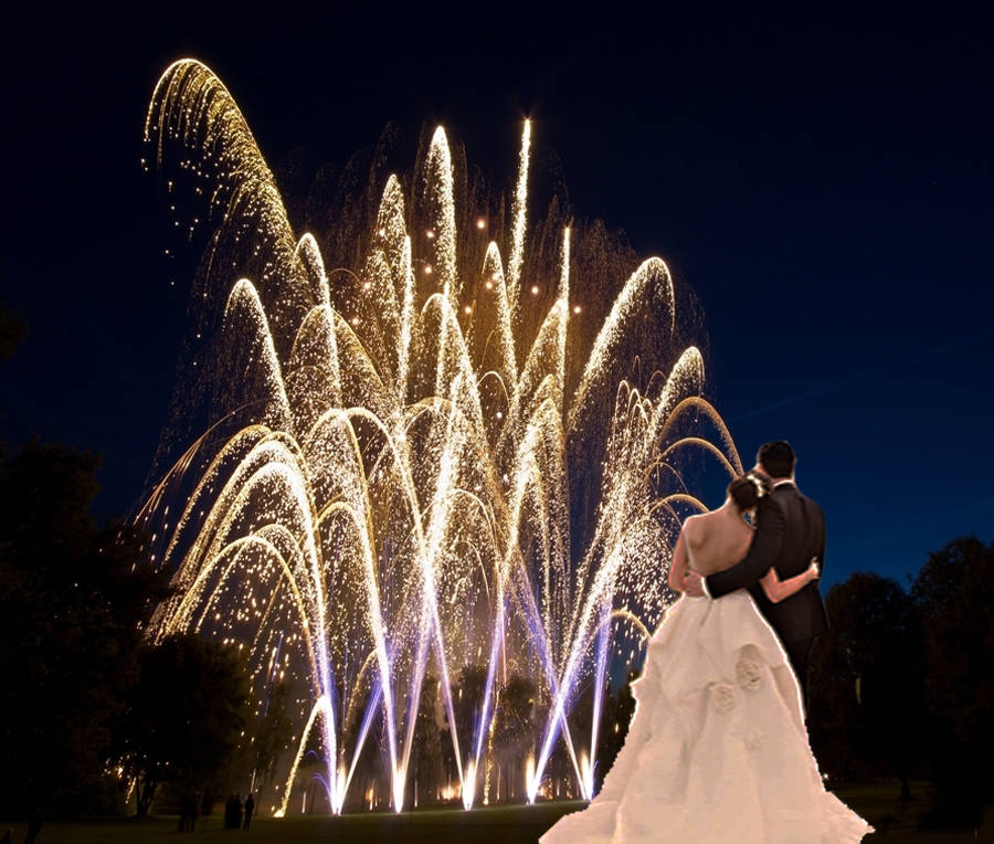 Hochzeitsfeuerwerk – Pyro-Effekt: Feuerwerke & Pyro-Shows